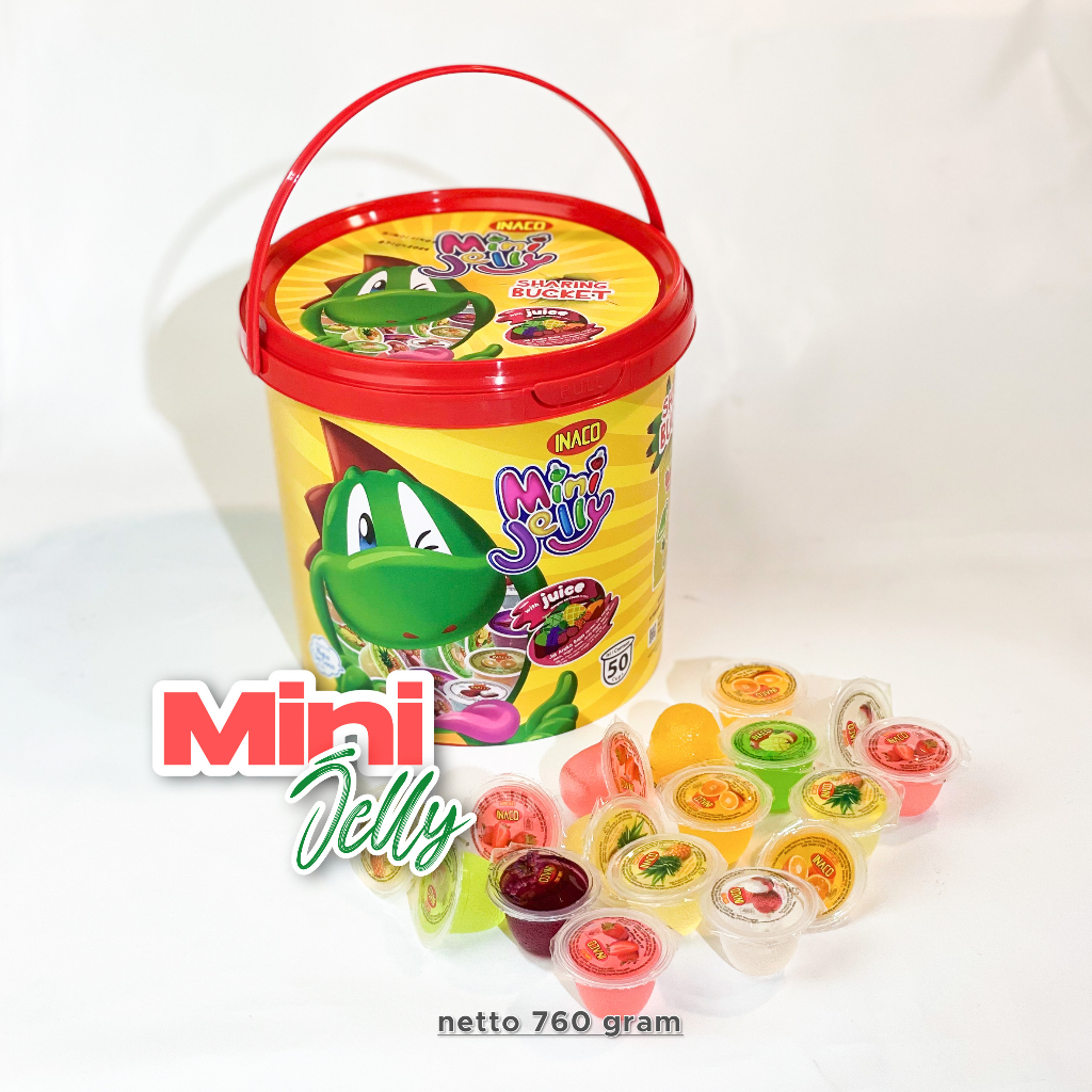 Jual INACO Jelly Ember 50Pcs/750Gram| Inaco Mini Jelly Bucket - 750Gram ...
