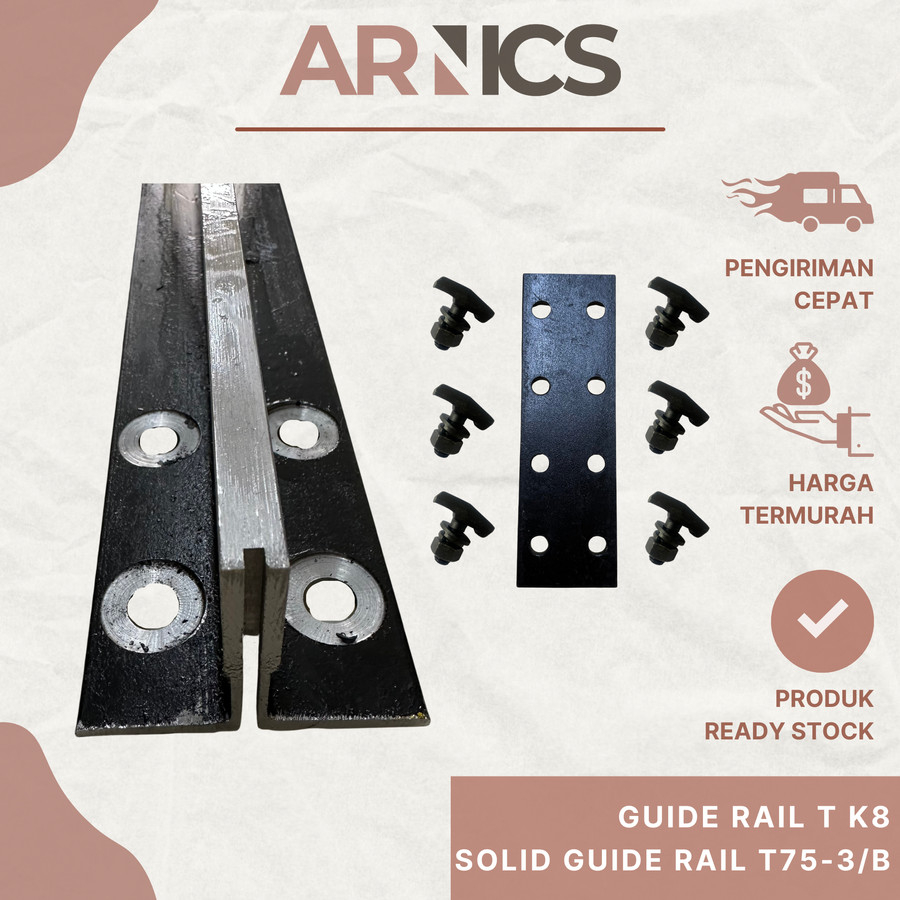 Jual Guide Rail Lift K8/Guide Rail T K8/Solid Guide Rail K8 T75-B ...