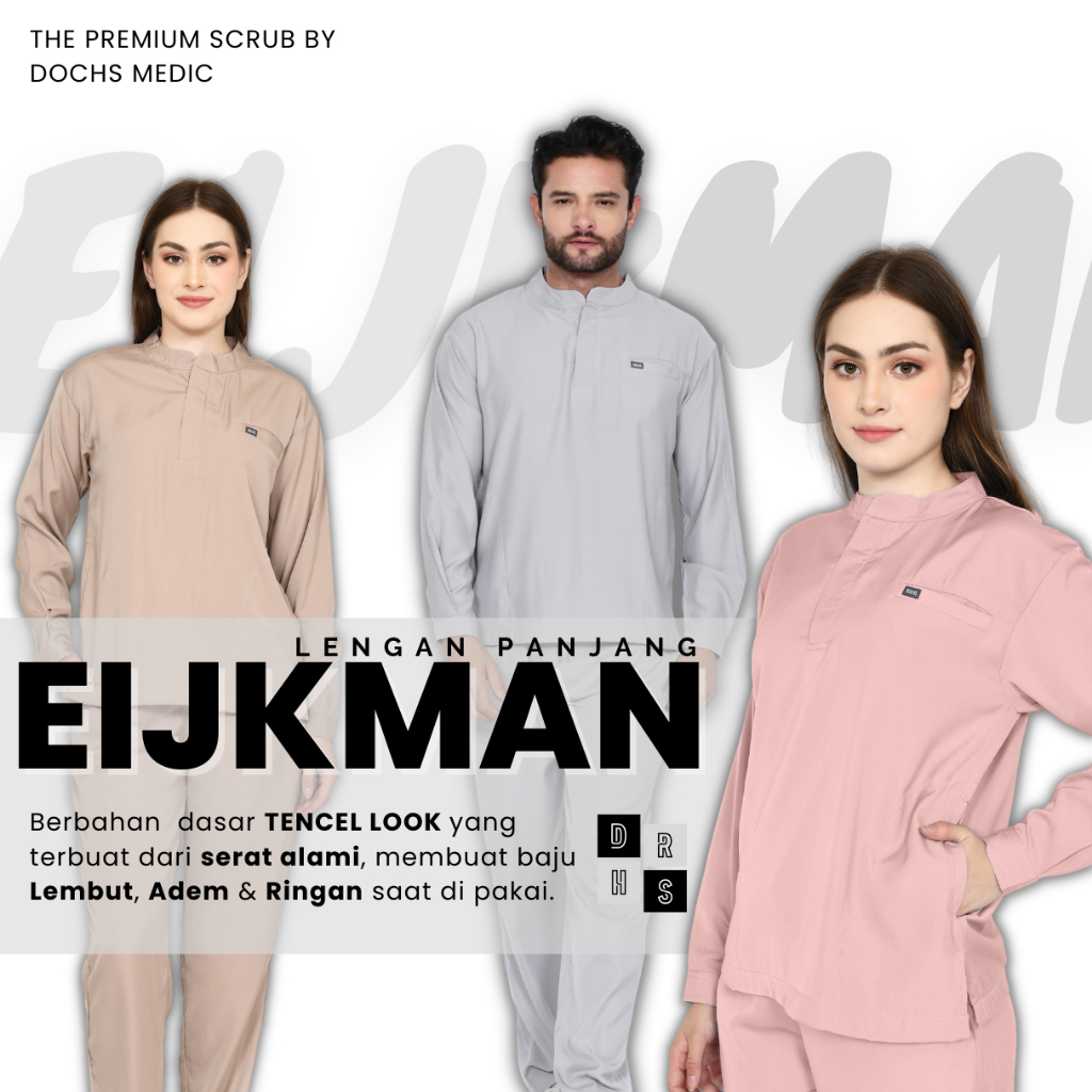 Jual EIJKMAN Scrubs / Baju OK / Baju Jaga Lengan Panjang (The Prime ...