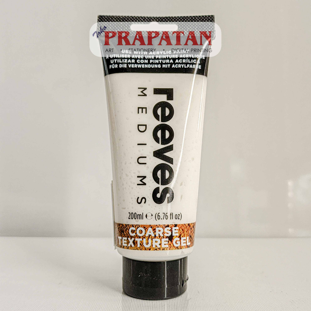 Jual Reeves Coarse Texture Gel 200ml | Medium Cat Akrilik | Shopee Indonesia