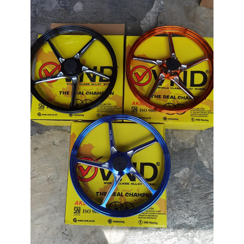 Jual Velg Vnd Ak55 Jupiter,Rxking,F1zr,Vega 140/160 R17 Aluminium Alloy ...