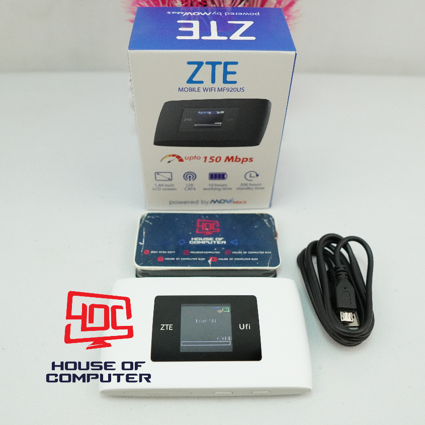 Jual MODEM ZTE MIFI MF920US SMART POCKET MOBILE WIFI 4G UP TO 300MBPS ...