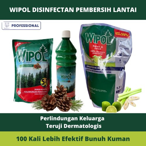 Jual WIPOL Cairan Disinfektan Pembersih Lantai | Sabun Pel Lantai Floor ...