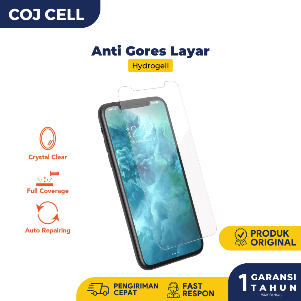 Jual Hydrogel Screen Protector Pelindung Layar Anti Gores Semua Tipe HP ...