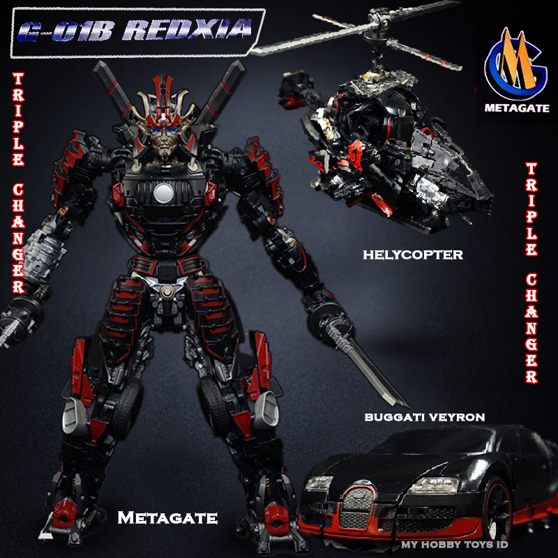 Jual Action Figure Tran sformerss MetaGate G-01B Redxia Black Limited ...
