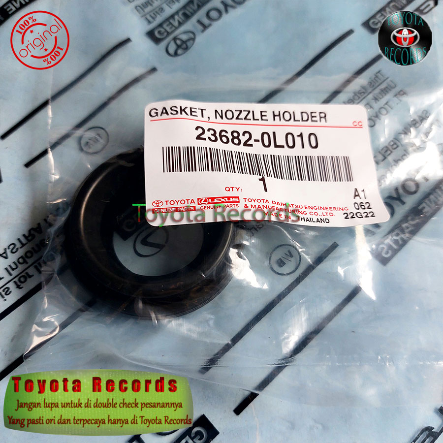 Jual Nozzle Seal Holder Innova, Fortuner, Hilux Original Toyota 23682 ...