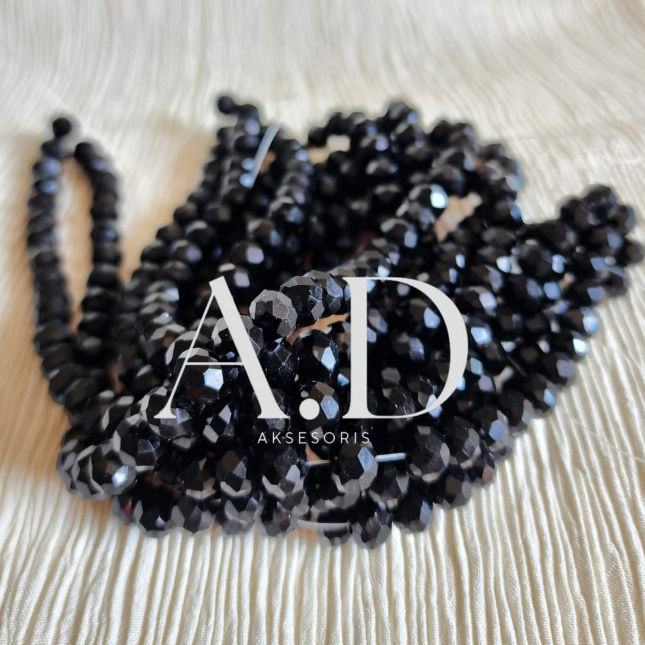 Jual Bahan Craft Manik Kristal Ceko 8mm Crystal Bapao Gepeng COLSAB | Shopee Indonesia