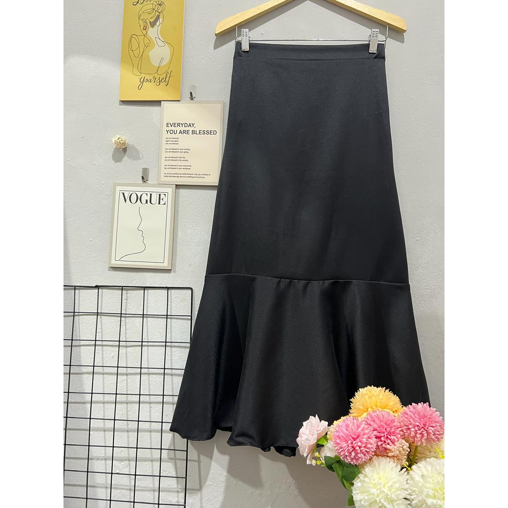 Jual Cherry Rok peplum Rok mermaid Rok Duyung SHAKILA | Shopee Indonesia