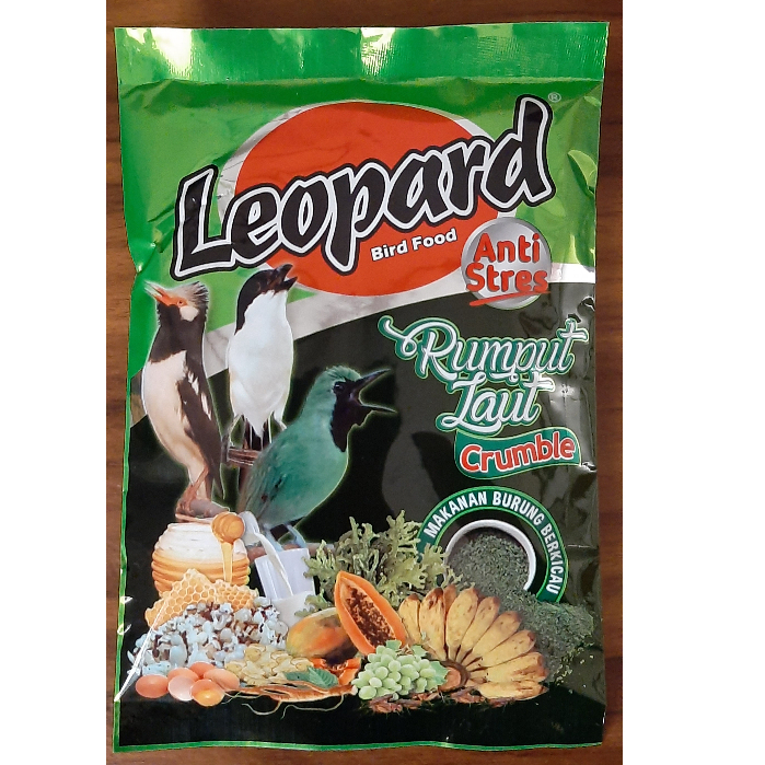 Jual Voer Leopard Rumput laut Crumble Kasar Pakan Burung Murai Batu ...