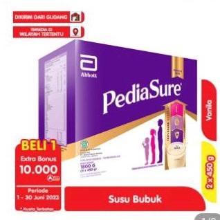 Jual pediasure triplesure susu formula pertumbuhan anak 2x450g | Shopee Indonesia