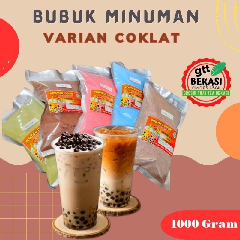 Jual bubuk minuman | 1kg powder drink | boba drink | Serbuk Minuman ...