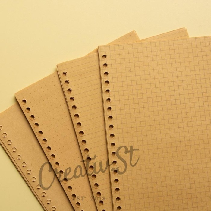 Jual Loose leaf A4 B5 A5 Isi 25 lembar Refill Kertas Binder Isi Binder Kertas File | Shopee ...