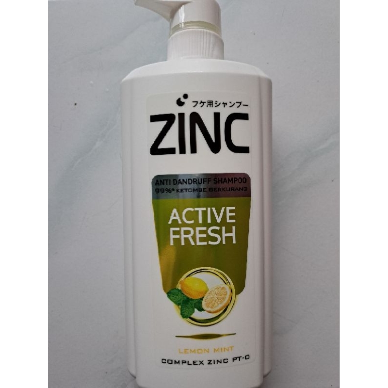 Jual Zinc Shampo Active Fresh Lemon Mint 680mL | Shopee Indonesia