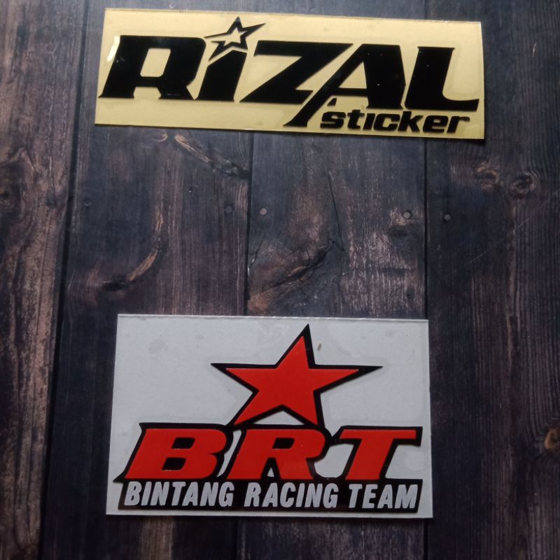 Jual STICKER BRT BINTANG RACING TEAM CUTTING STICKER | Shopee Indonesia