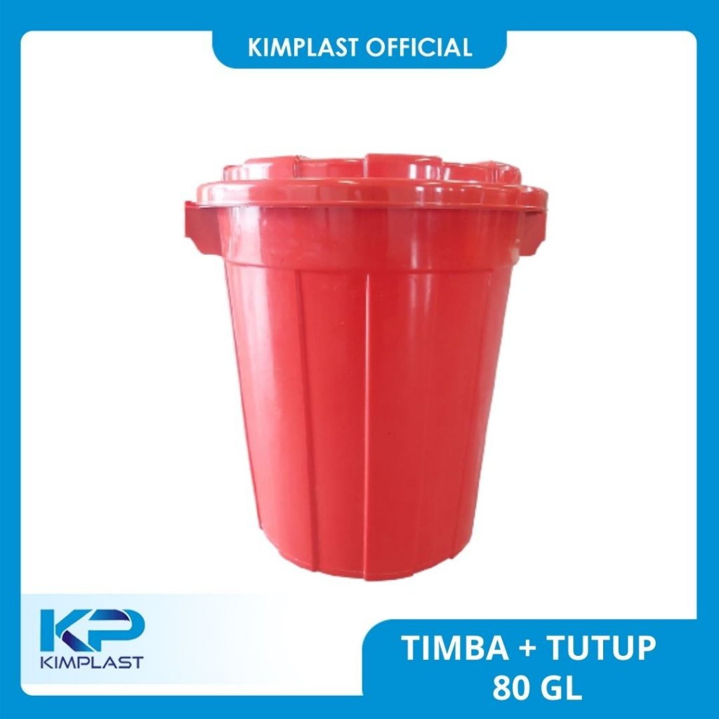 Jual KIMPLAST Timba + Tutup 80 GL/ Ember/ Timba Besar/ Timba Air/ Wadah ...
