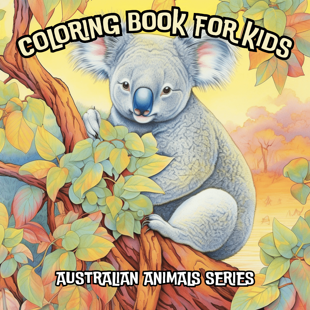 Jual Australian Animals Series Coloring Book For Kids | Shopee Indonesia