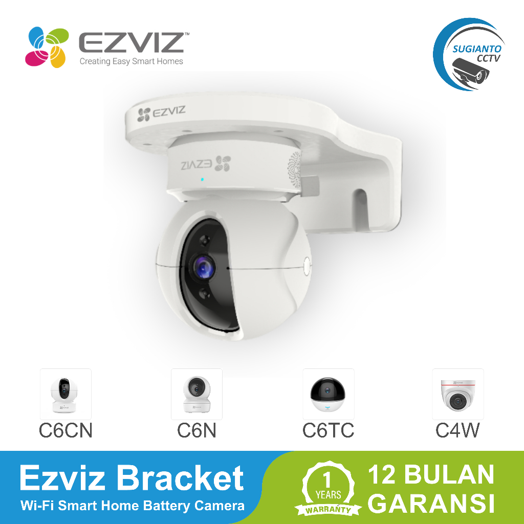 Jual Wall Mount Bracket Dinding CCTV Ezviz Original For Pan-Tilt and ...