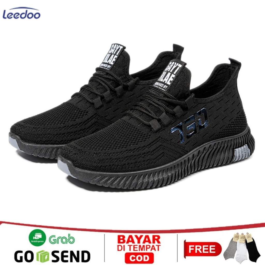 Jual Leedoo Sepatu Olahraga Pria Sepatu Sneakers Pria Kekinian Kekinian Running Cowok Casual ...
