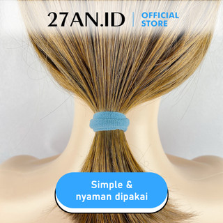 Jual ( 27AN.ID ) Ikat Rambut Wanita H461 Ikat karet Rambut polos isi ...
