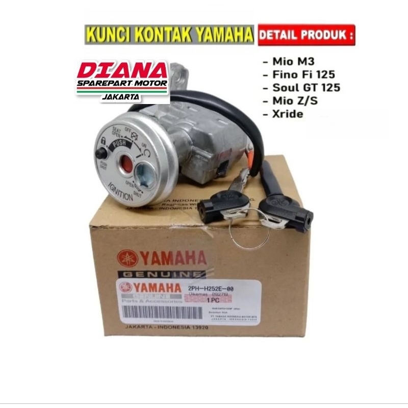Jual Kunci kontak Set Key Yamaha Mio M3 Mio S/Z Soul GT 125 Fino 125 X ...