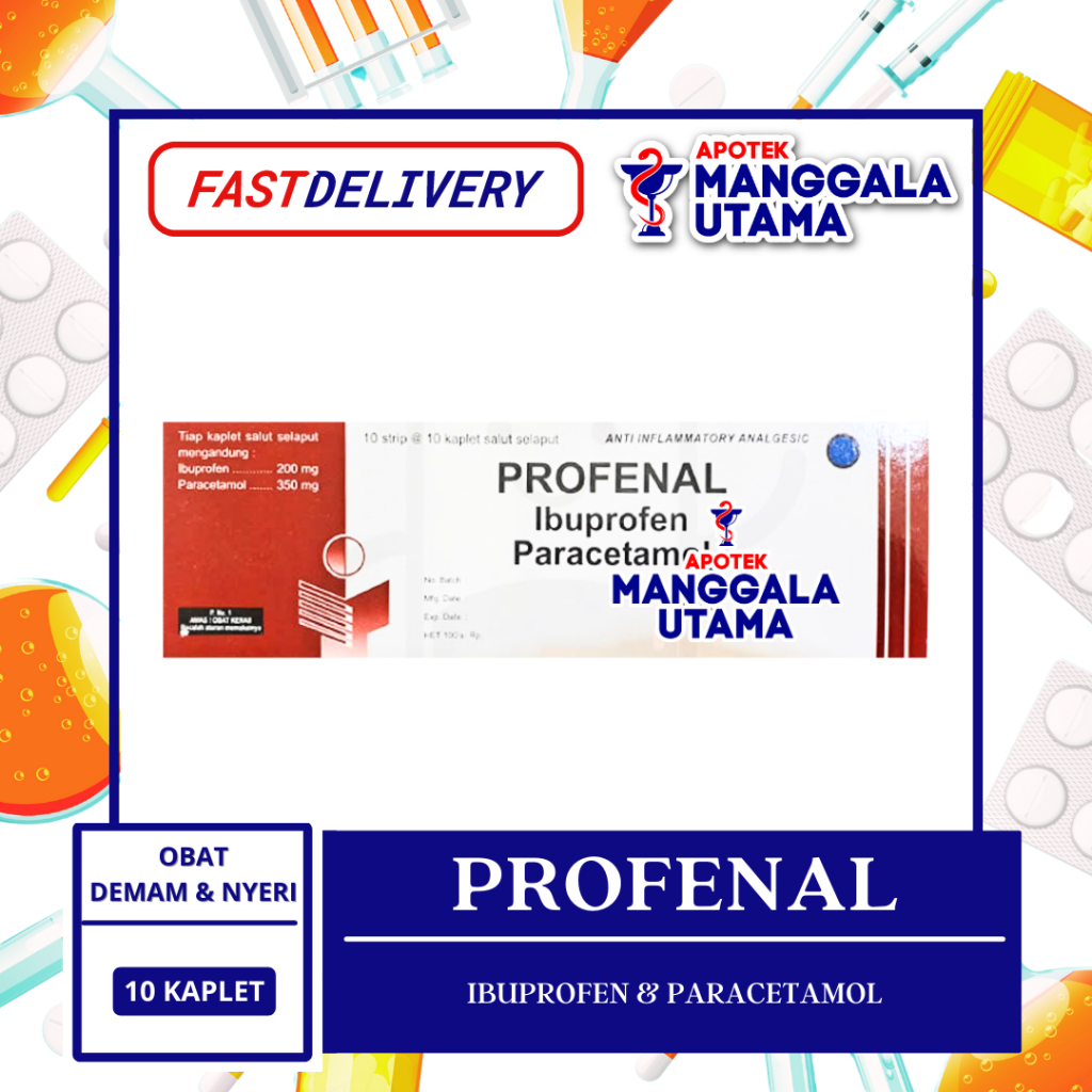 Jual PROFENAL TABLET PER STRP ISI 10 KAPLET | Shopee Indonesia