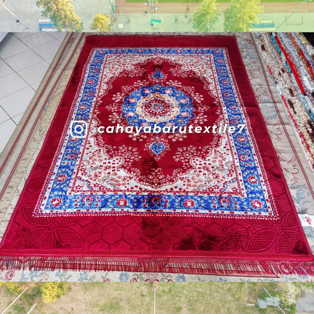 Jual Karpet Turki Al Aqsa Sunrise ukuran 200X300 Anti Slip Pakai Tas ...