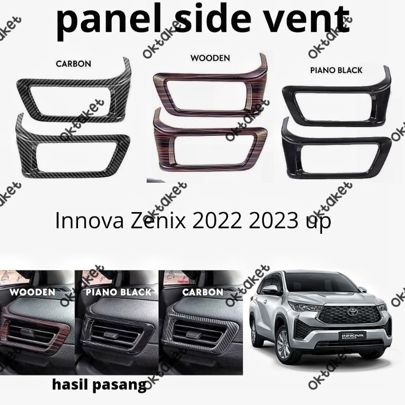 Jual panel air vent AC kiri kanan Innova Zenix 2022 2023 2024 Hitam ...