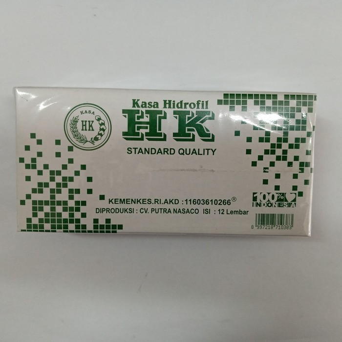 Jual Kasa HIDROFIL HK Kasa Steril 16x16cm Eceran Kasa Pembalut Luka P3K ...