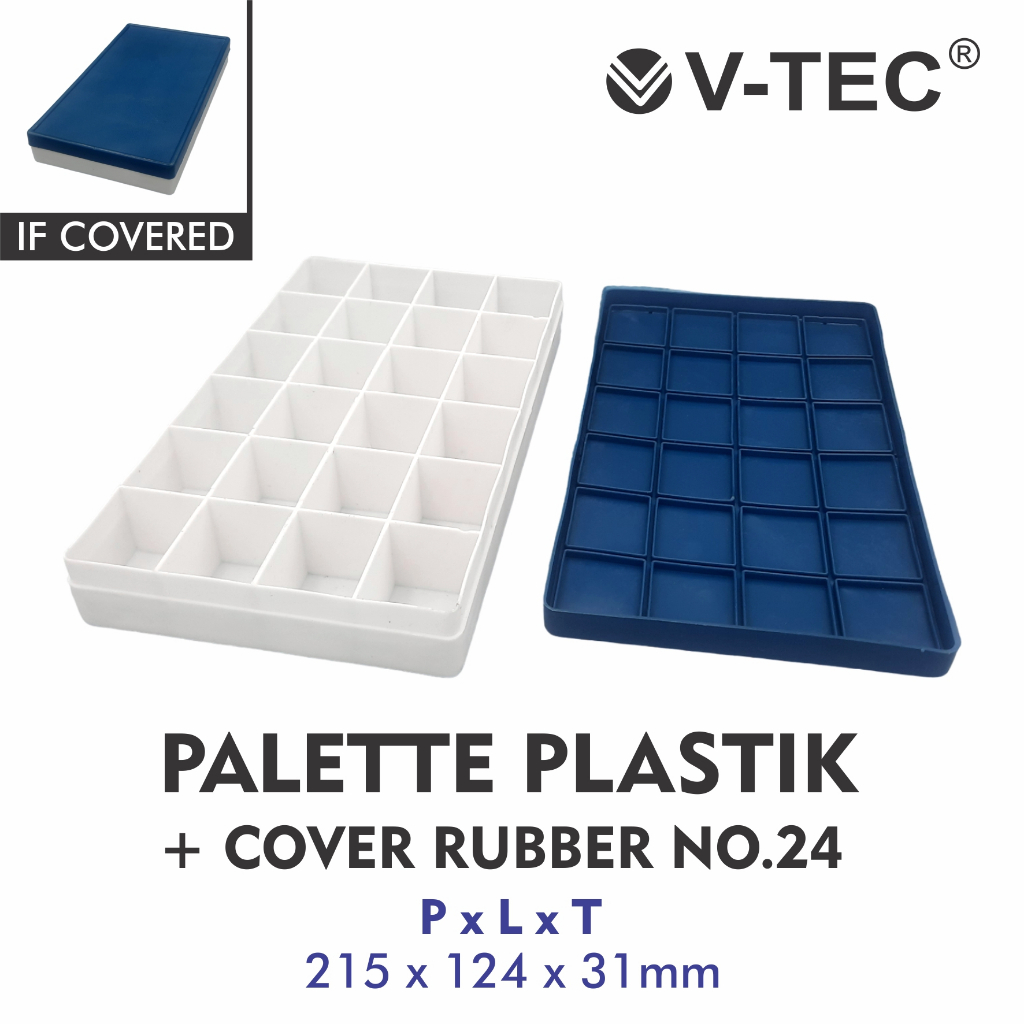 Jual V-TEC Palet Plastik Cat Rubber Cover / Tempat Cat / Wadah Cat ...