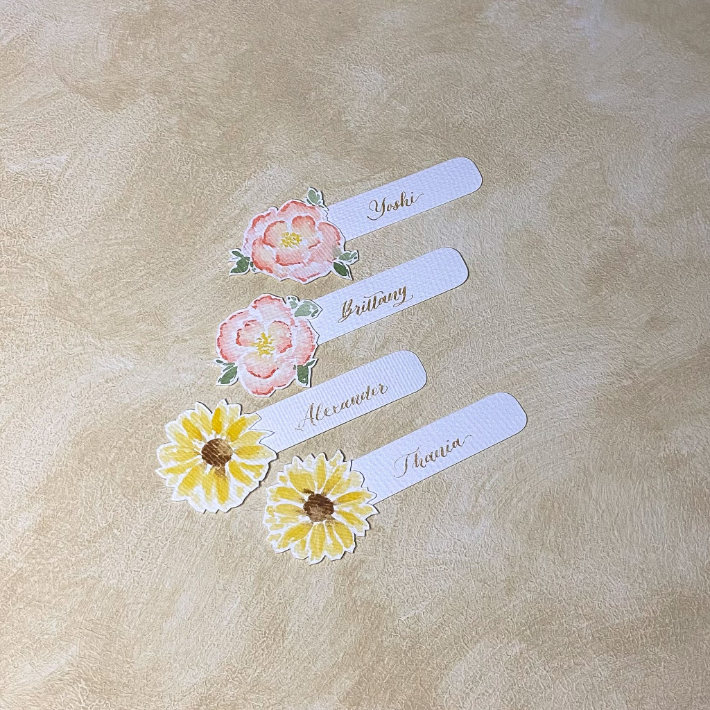 Jual Iris Place Cards / Name Tag / Bookmark | Shopee Indonesia