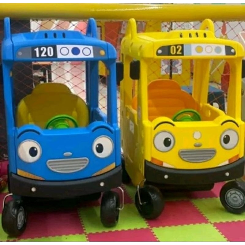 Jual Yaya roofcar tayo the little bus ride on mobil mobilan playground ...