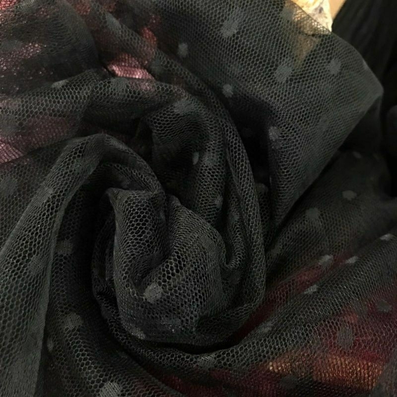 Jual Kain Tile Tille Tule Tulle Dot PREMIUM IMPORT / HARGA PER 0.5 M ...