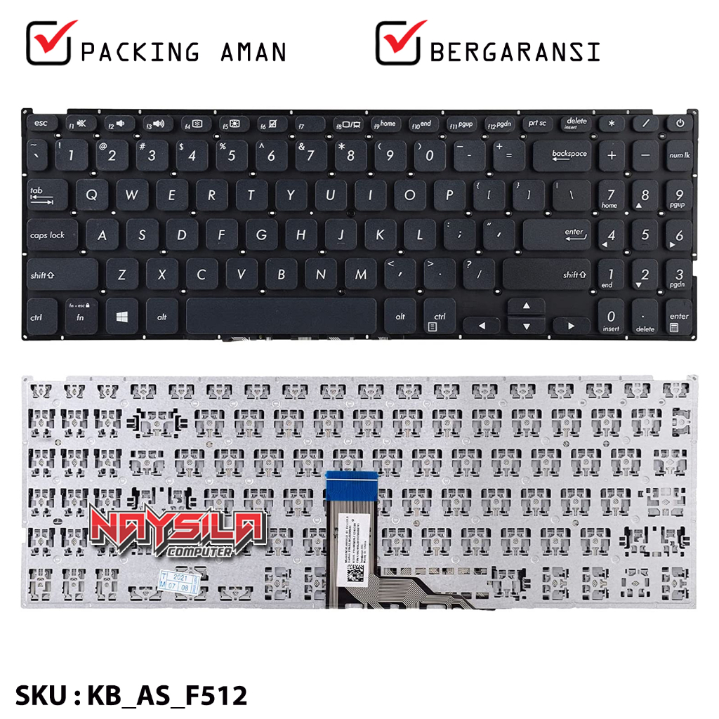 Jual Keyboard Asus Vivobook 15 F512 F512DA F512JA F512FA F512UA ...