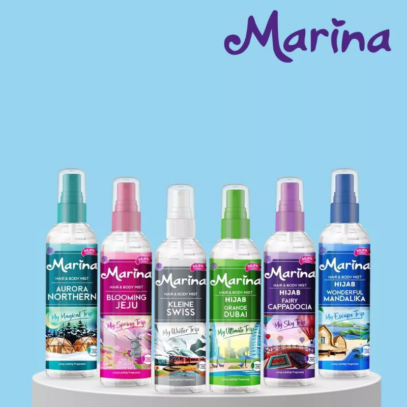 Jual Marina Hair & Body Mist 100ml ~ Original 100% | Shopee Indonesia