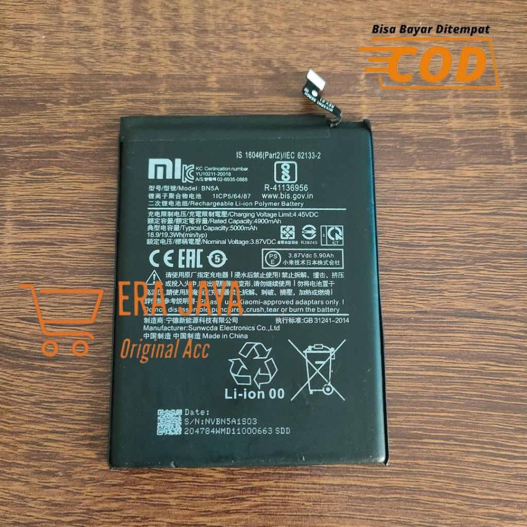 Jual XIAOMI REDMI 10 - Baterai Batre Hp Xiaomi Redmi 10 21061119AG ...