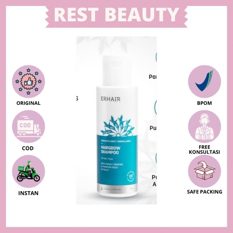 Jual ERHAIR - Hair Grow Shampoo 100ml | Shopee Indonesia
