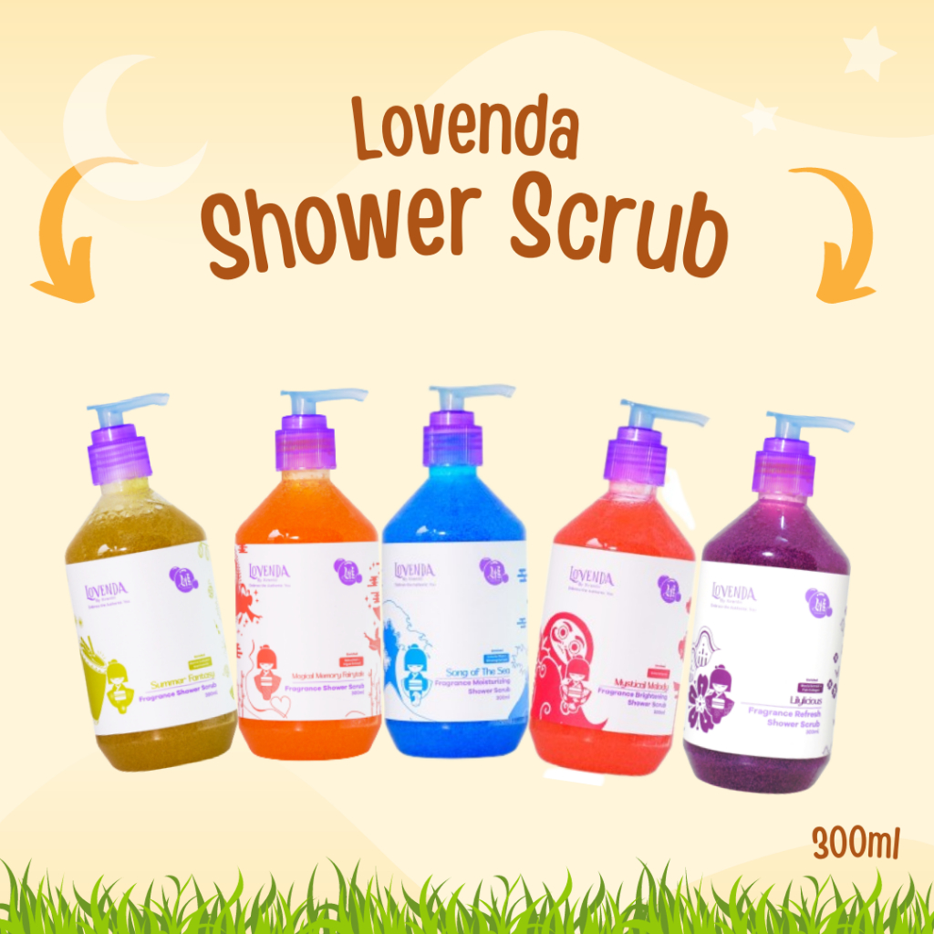Jual (KOHKOH STORE) Lovenda Shower Scrub 300ml - Scrub Badan Wangi ...