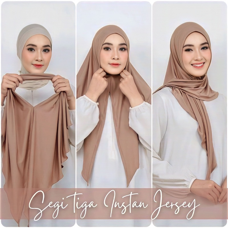 Jual Hijab Segitiga Instan Jersey Hijab Segitiga Jersey Sandart ...