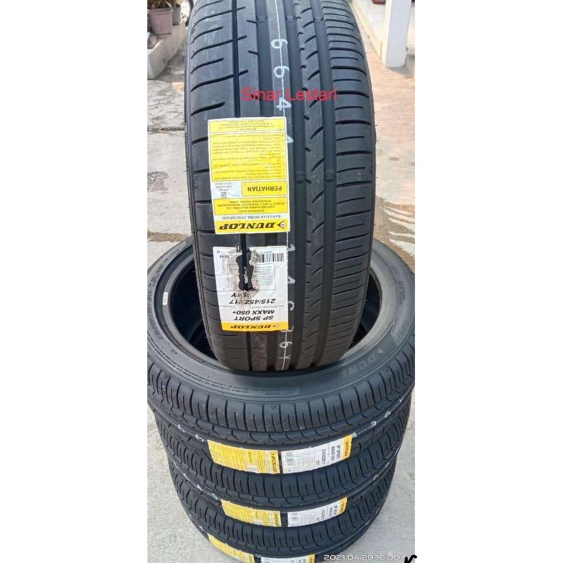 Jual Ban 215 45 R17 made in japan Dunlop Sport Maxx 050+ FT86 Ban Mobil Avanza, Xenia, Altis ...