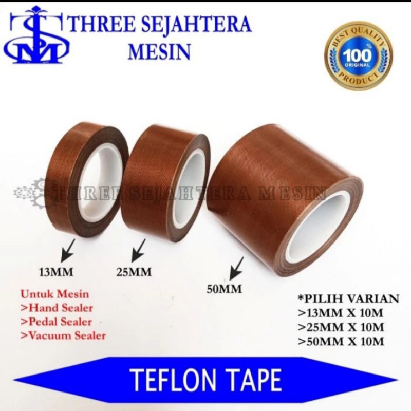 Jual Kain Isolasi Tahan Panas Teflon Tape Sealer Bantalan Matras ...