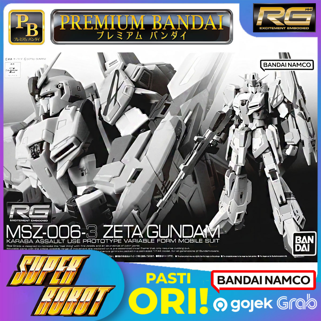 Jual 𝗕𝗔𝗡𝗗𝗔𝗜 RG MSZ-006-3 White Zeta Gundam 3A Karaba [Amuro Ray Custom] P-BANDAI Limited ...