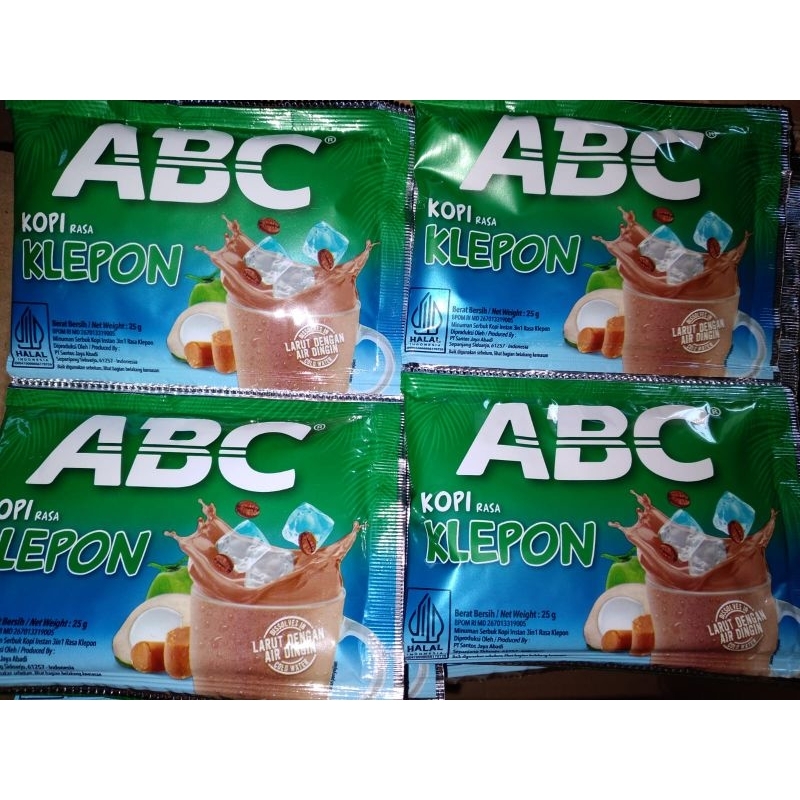 Jual Kopi ABC Klepon Kemasan Renceng isi 10 Sachets | Shopee Indonesia