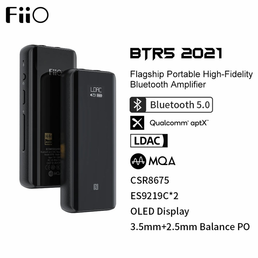 Jual FiiO BTR5 2021 Flagship Portable Hi-Fi Bluetooth Amplifier | Shopee Indonesia