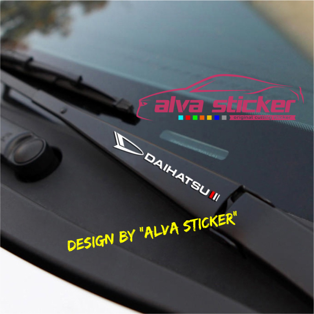 Jual new design sticker wiper mobil daihatsu xenia sigra rocky terios ...