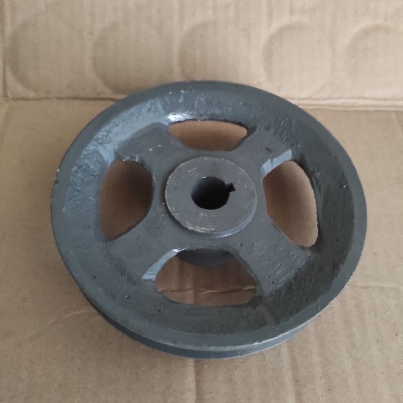 Jual Pulley B1 6 inch as 19mm Pulley Pully Besi Cor | Shopee Indonesia
