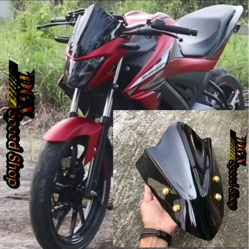 Jual VISOR YAMAHA VIXION R 155 VVA MODEL JENONG WINDSHIELD YAMAHA ...