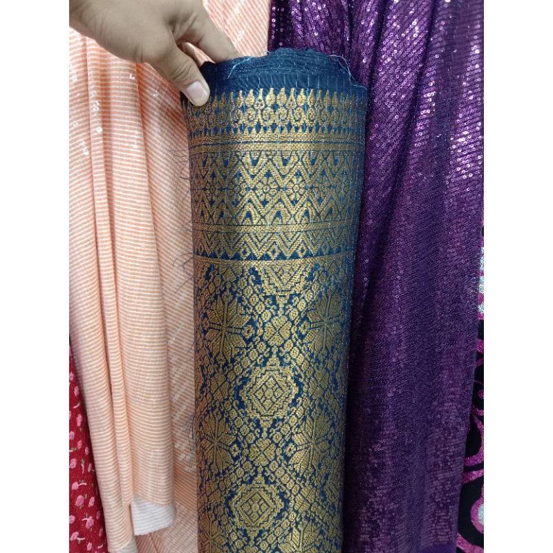 Jual KAIN SONGKET / KAIN SONGKET METERAN / KAIN SONGKET MELAYU | Shopee ...
