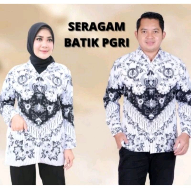Jual seragam PGRI terbaru pria dan wanita full furing / baju pgri lapis furing / seragam ...