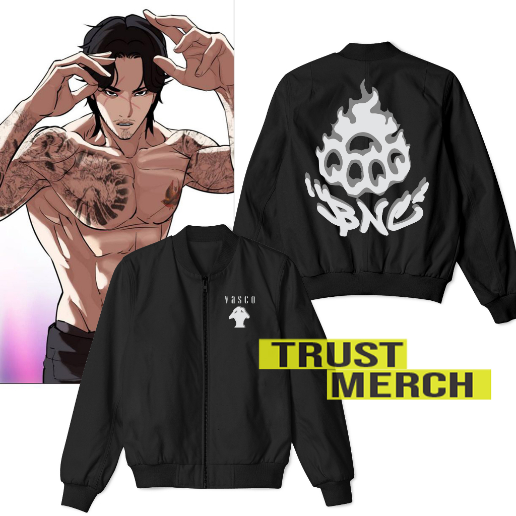 Jual Jaket Bomber BNC Burn Knuckles Vasco Comic Manhwa Lookism Outfit ...