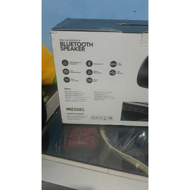 Jual Jual EGGEL ELITE XL 2 Waterproof Bluetooth Speaker Stereo bekas ...